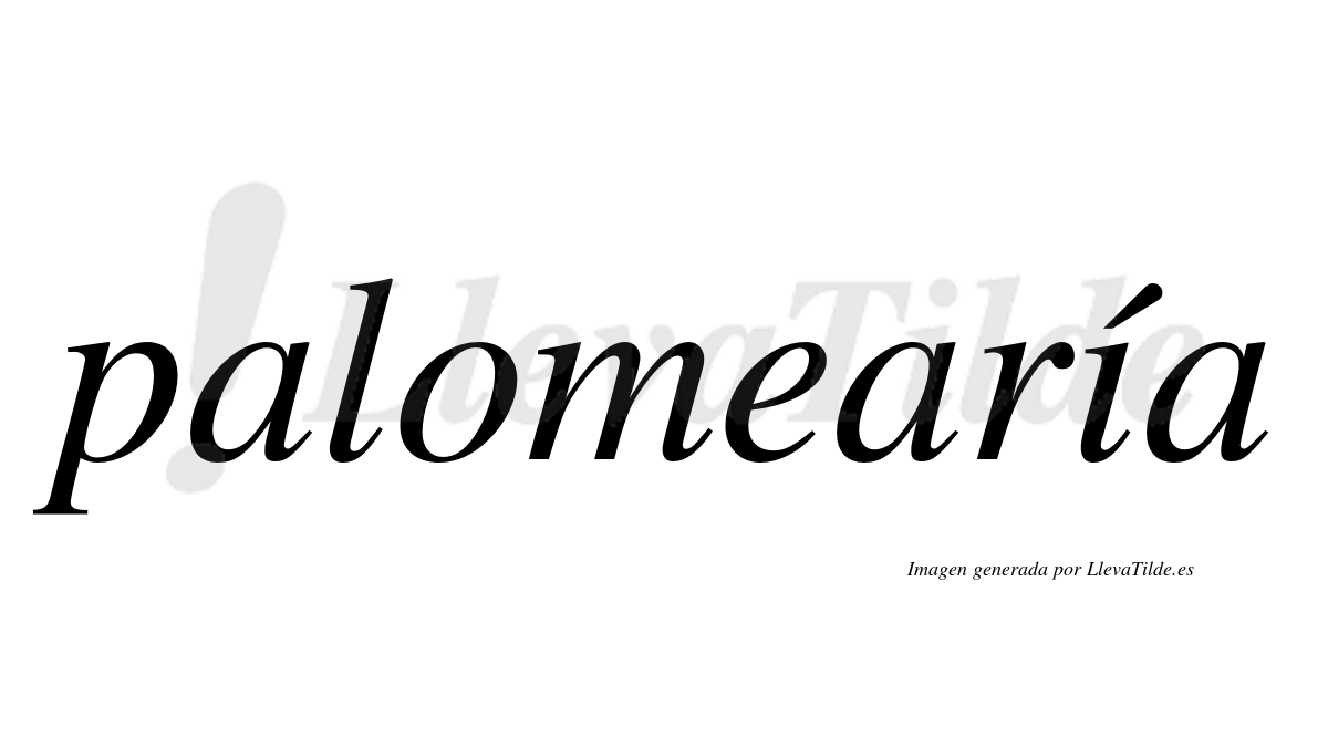 ¿Lleva tilde palomearía? | LlevaTilde.es
