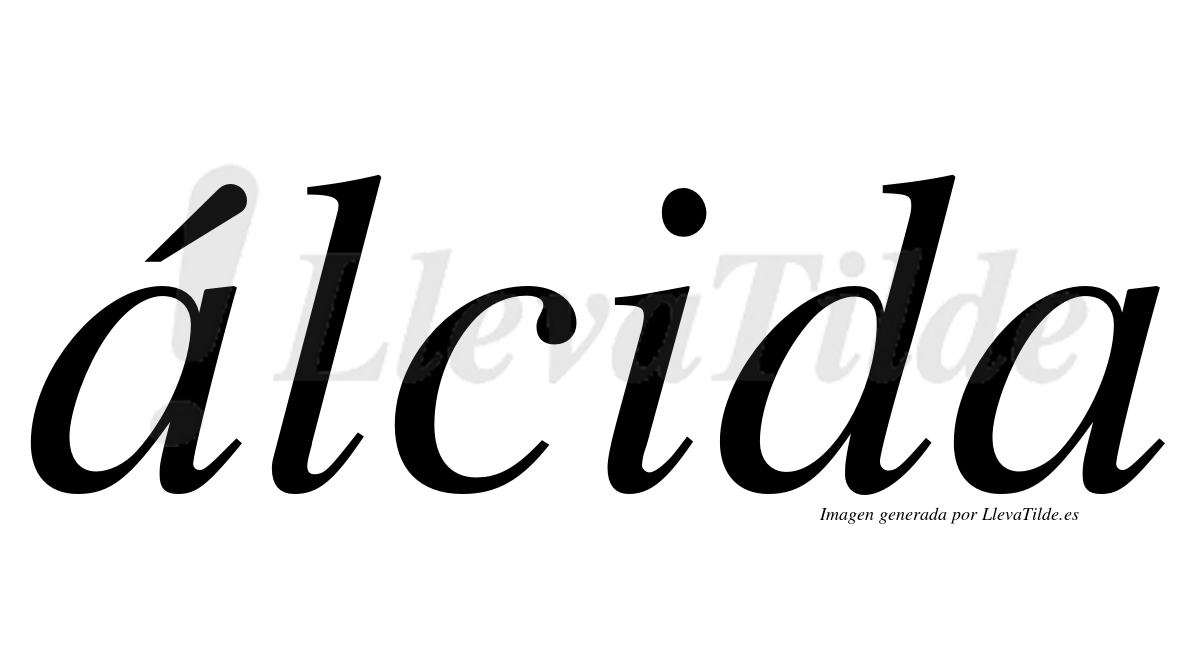 ¿Lleva tilde álcida? | LlevaTilde.es