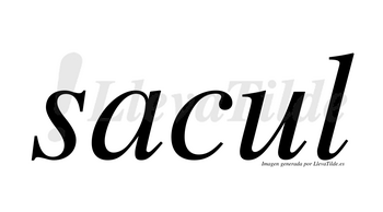 ¿Lleva tilde sacul? | LlevaTilde.es