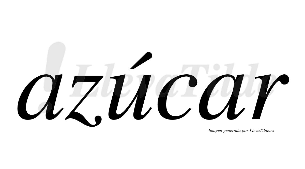¿Lleva tilde azúcar? | LlevaTilde.es