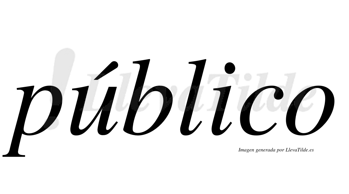 ¿Lleva tilde público? | LlevaTilde.es