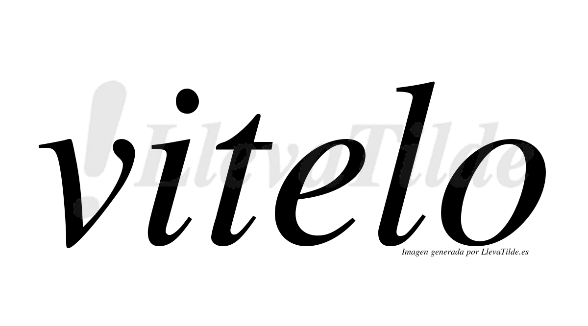 ¿Lleva tilde vitelo? | LlevaTilde.es