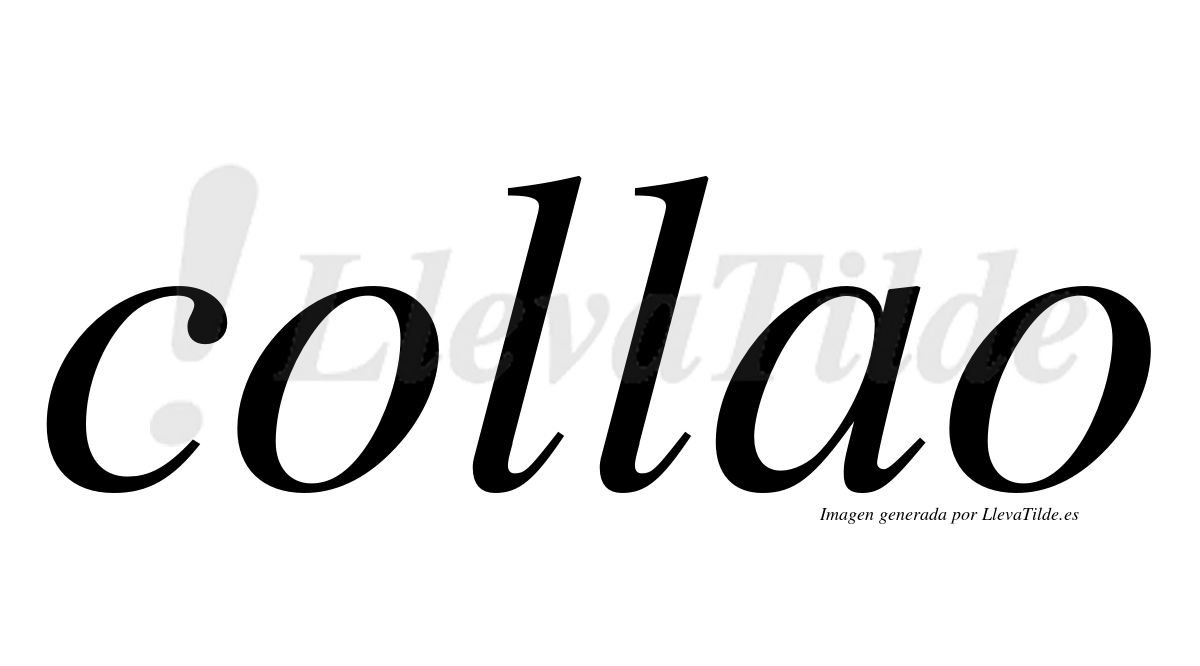 ¿Lleva tilde collao? | LlevaTilde.es