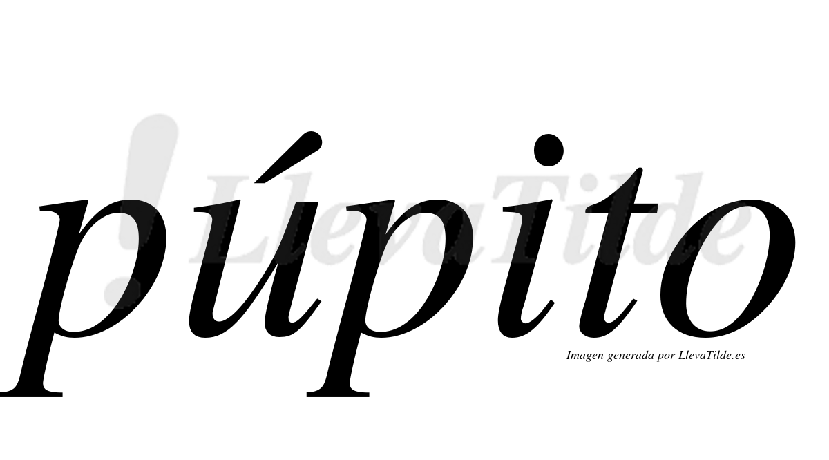 ¿Lleva tilde púpito? | LlevaTilde.es