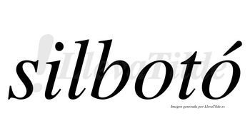 ¿Lleva tilde silbotó? | LlevaTilde.es