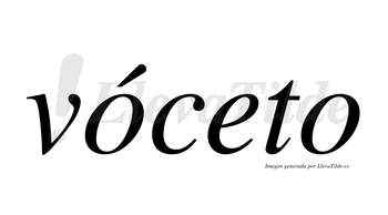 ¿Lleva tilde vóceto? | LlevaTilde.es