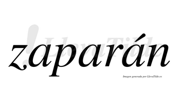 ¿Lleva tilde zaparán? | LlevaTilde.es