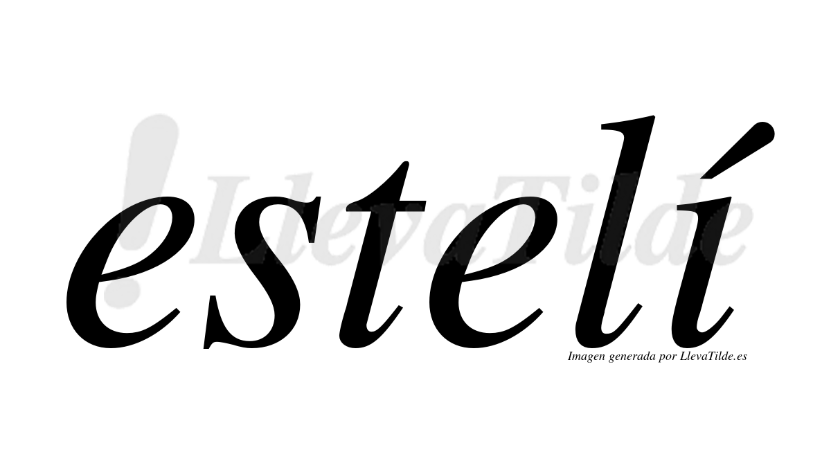¿Lleva tilde estelí? | LlevaTilde.es