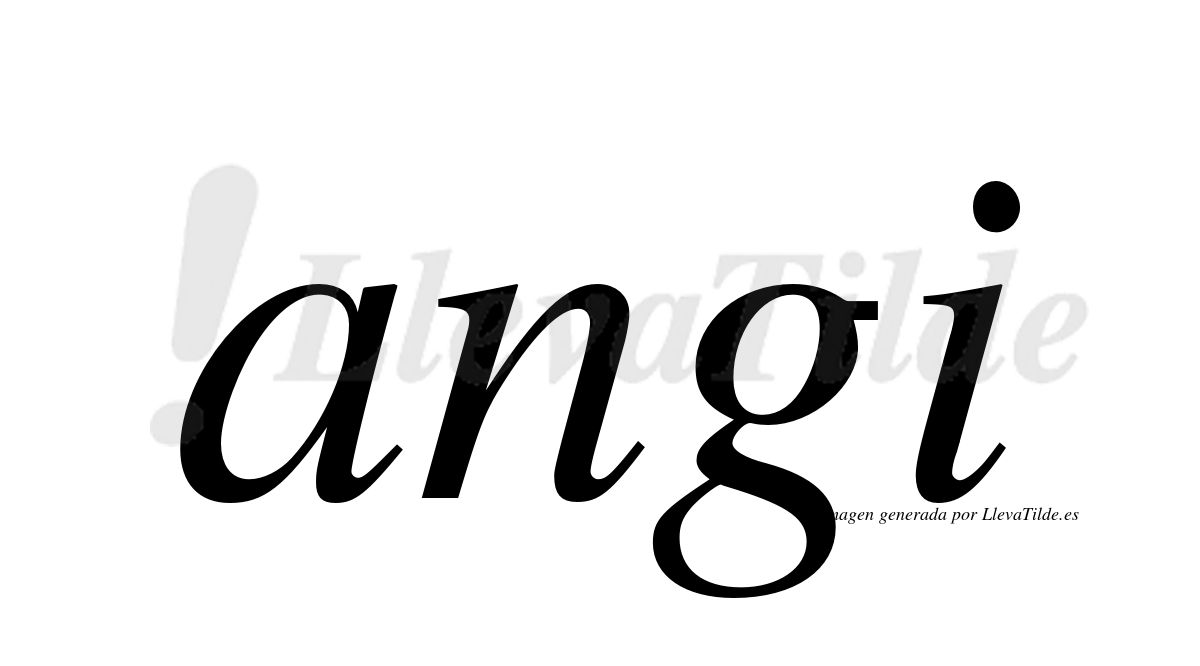 ¿Lleva tilde angi? | LlevaTilde.es