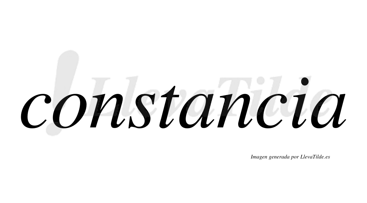 ¿Lleva tilde constancia? | LlevaTilde.es