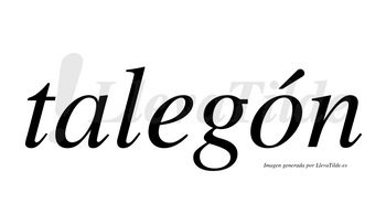 ¿Lleva tilde talegón? | LlevaTilde.es