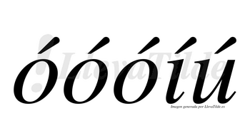 ¿Lleva tilde óóóíú? | LlevaTilde.es