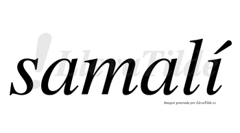 ¿Lleva tilde samalí? | LlevaTilde.es