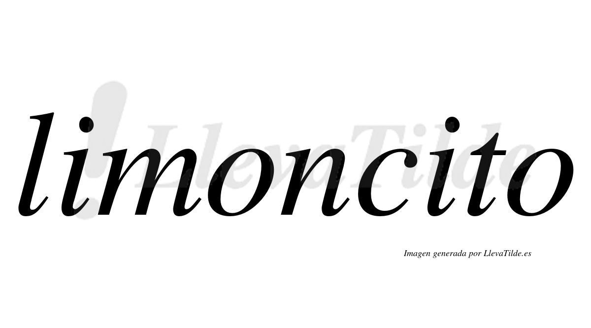 ¿Lleva tilde limoncito? | LlevaTilde.es