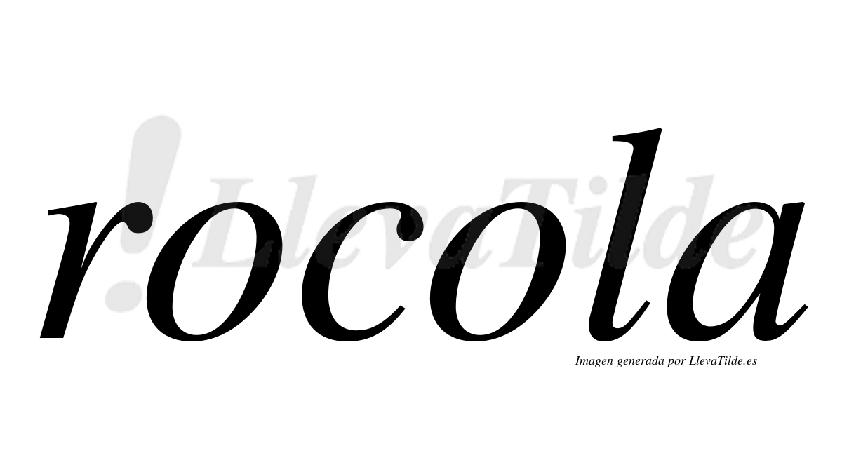 ¿Lleva tilde rocola? | LlevaTilde.es
