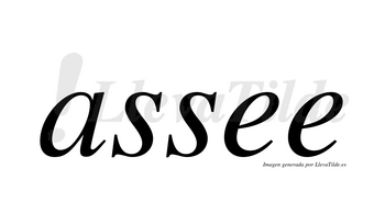 ¿Lleva tilde assee? | LlevaTilde.es