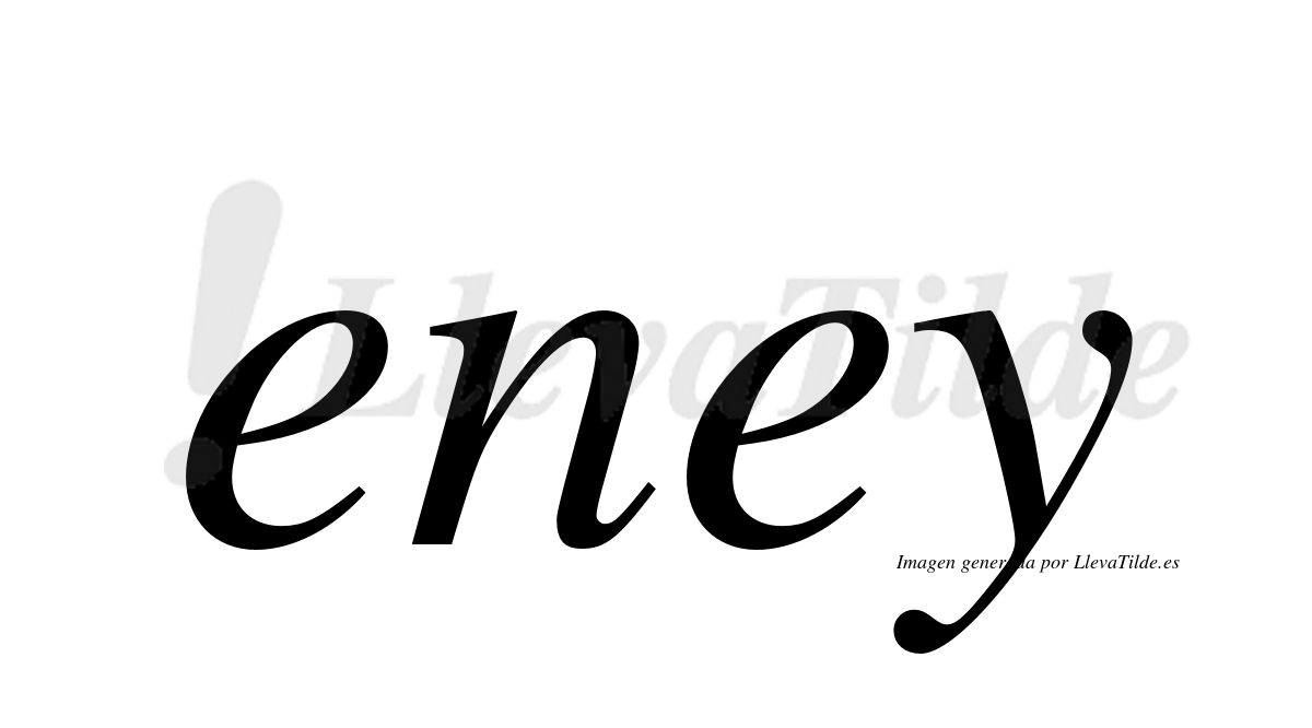 ¿Lleva tilde eney? | LlevaTilde.es