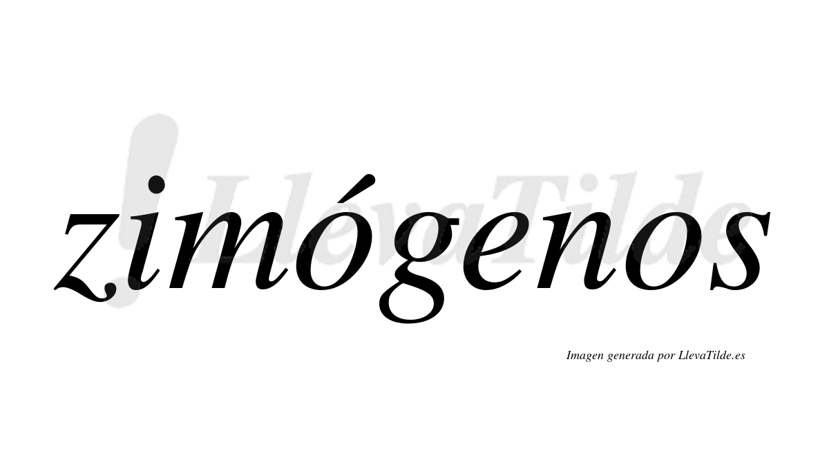¿Lleva tilde zimógenos? | LlevaTilde.es