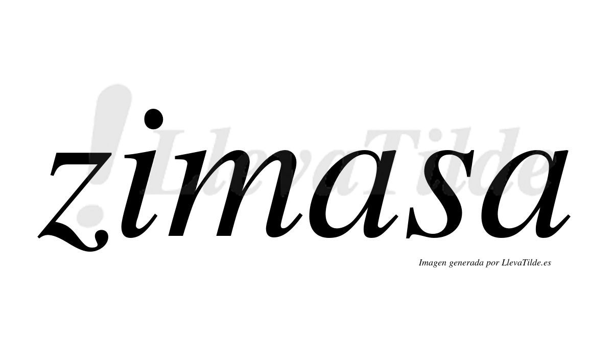 ¿Lleva tilde zimasa? | LlevaTilde.es