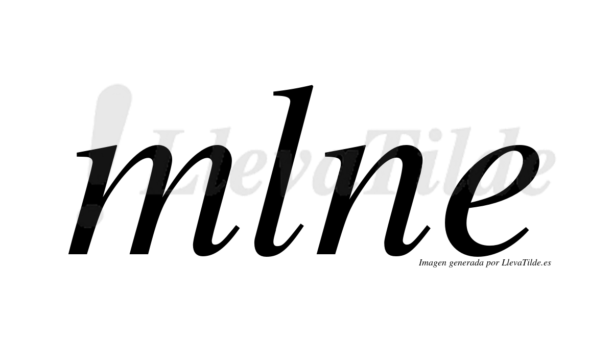 ¿Lleva tilde mlne? | LlevaTilde.es