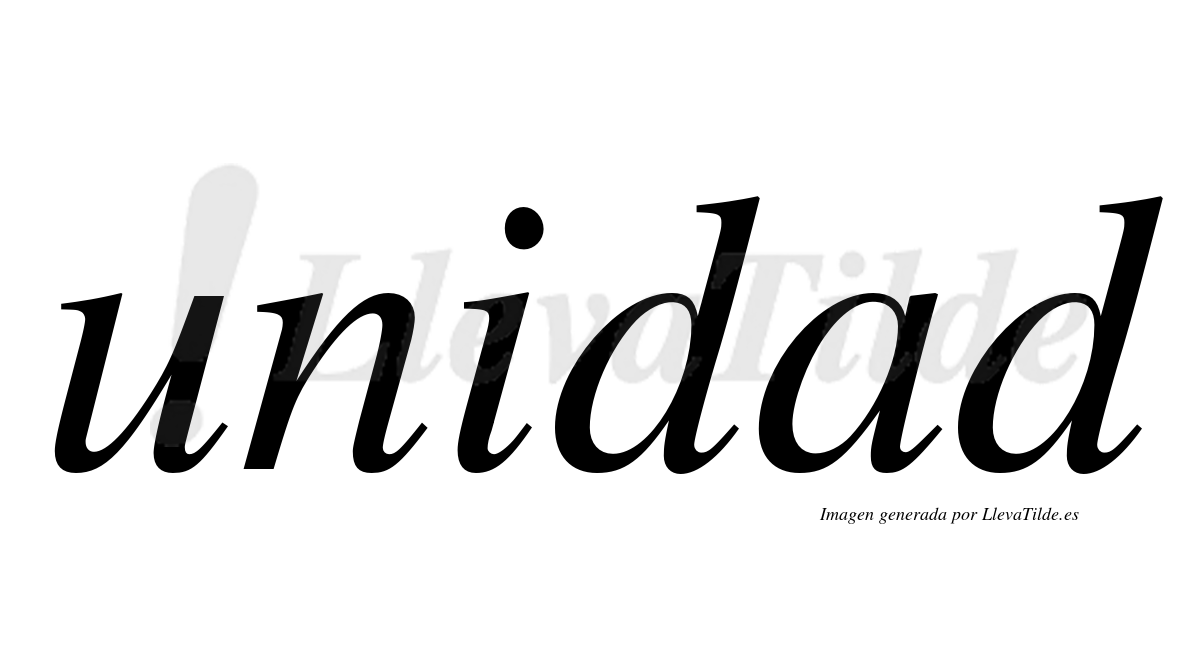 ¿Lleva tilde unidad? | LlevaTilde.es