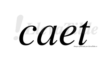 ¿Lleva tilde caet? | LlevaTilde.es