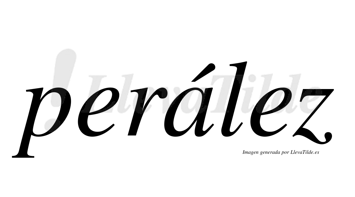 ¿Lleva tilde perález? | LlevaTilde.es