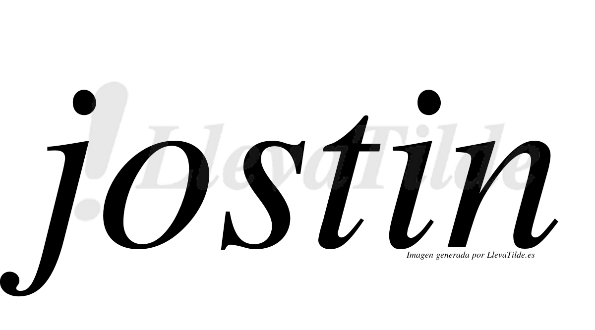 ¿Lleva tilde jostin? | LlevaTilde.es