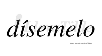 ¿Lleva tilde dísemelo? | LlevaTilde.es