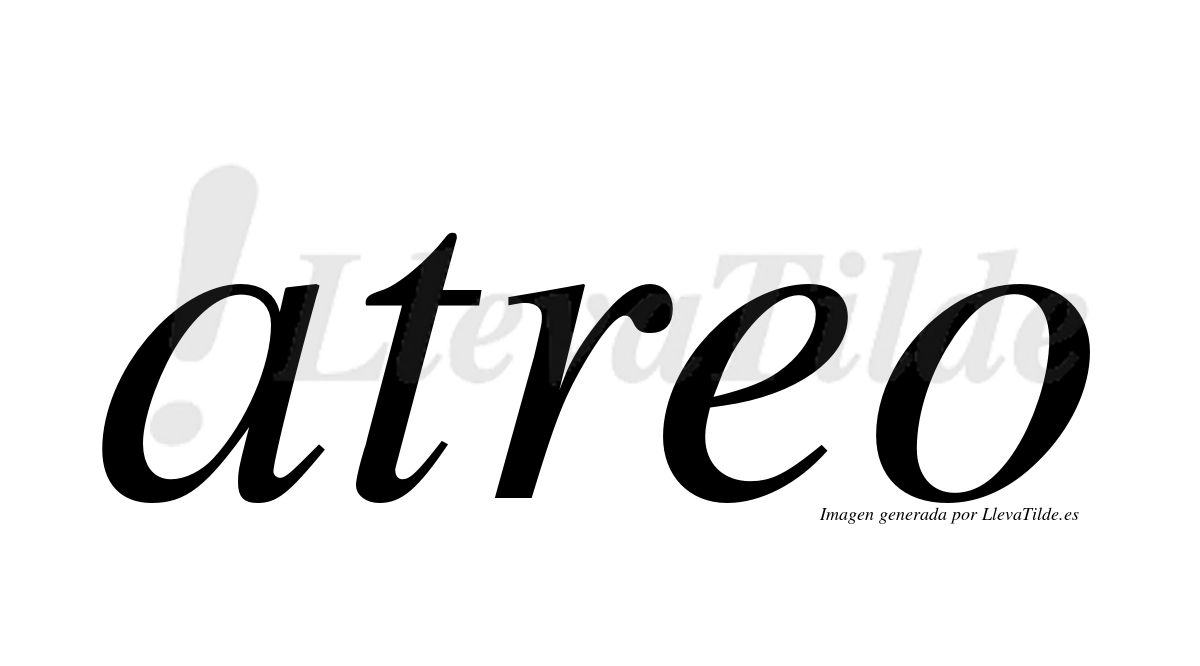 ¿Lleva tilde atreo? | LlevaTilde.es
