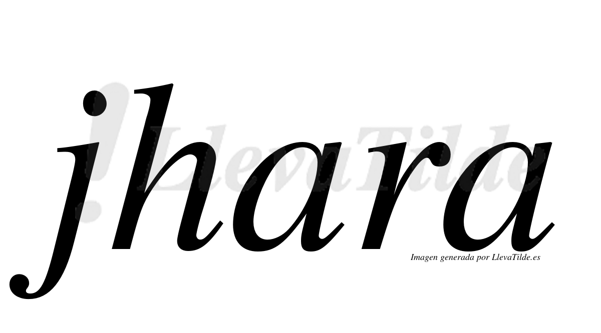 ¿Lleva tilde jhara? | LlevaTilde.es