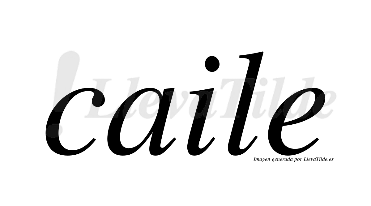 ¿Lleva tilde caile? | LlevaTilde.es