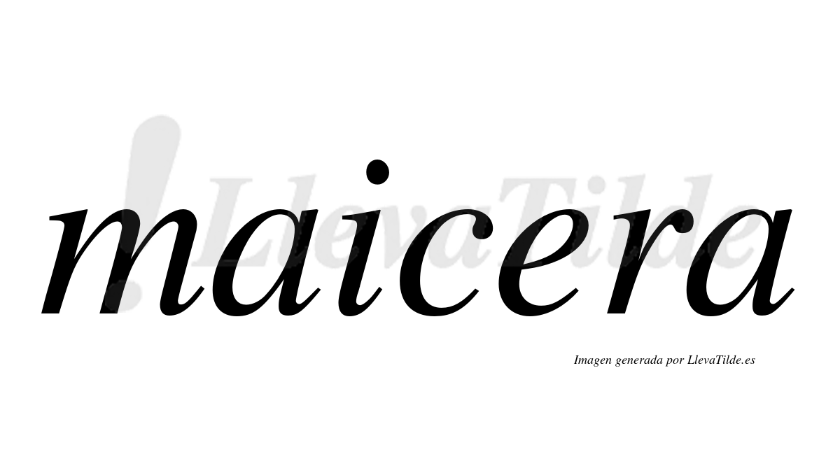 ¿Lleva tilde maicera? | LlevaTilde.es