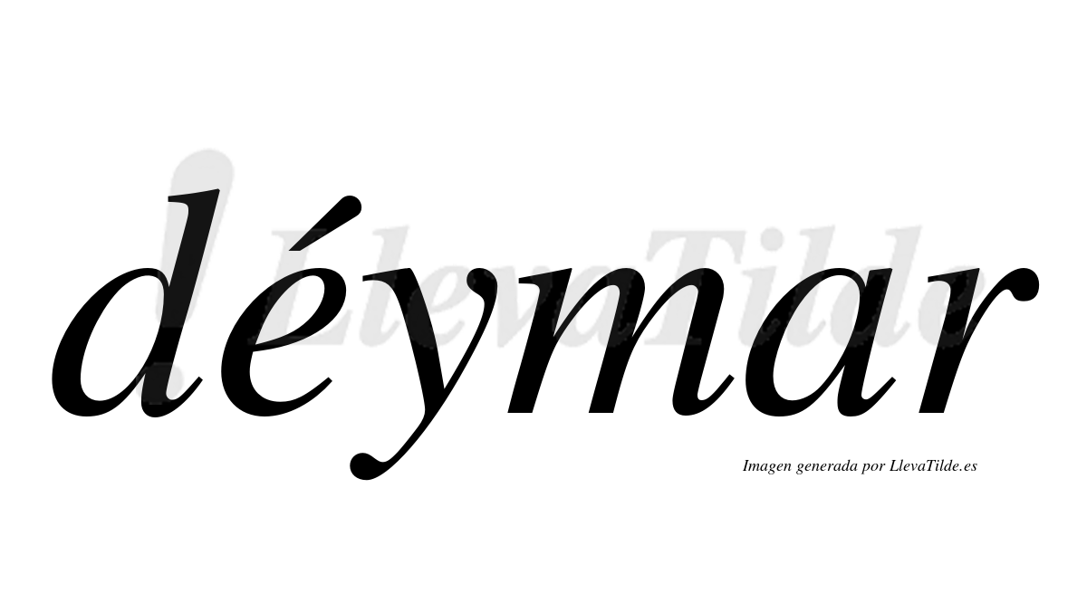 ¿Lleva tilde déymar? | LlevaTilde.es