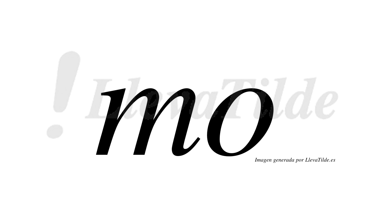 ¿Lleva tilde mo? | LlevaTilde.es