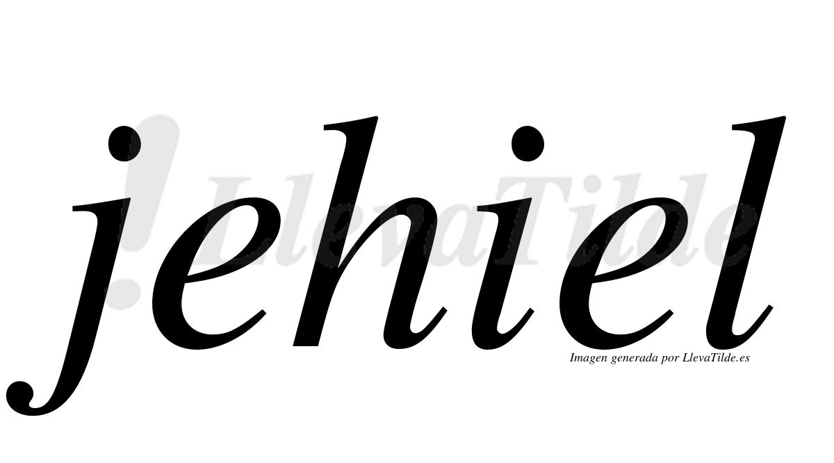 ¿Lleva tilde jehiel? | LlevaTilde.es