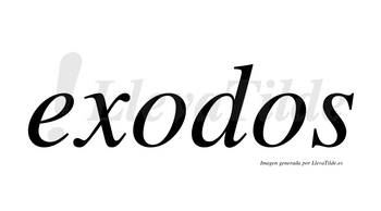 ¿Lleva tilde exodos? | LlevaTilde.es