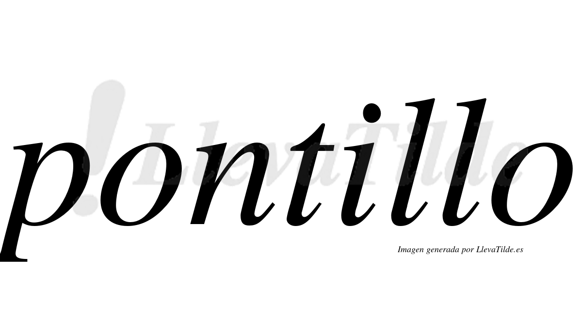 ¿Lleva tilde pontillo? | LlevaTilde.es