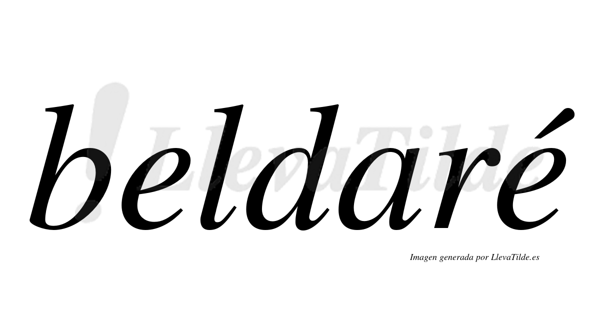 ¿Lleva tilde beldaré? | LlevaTilde.es