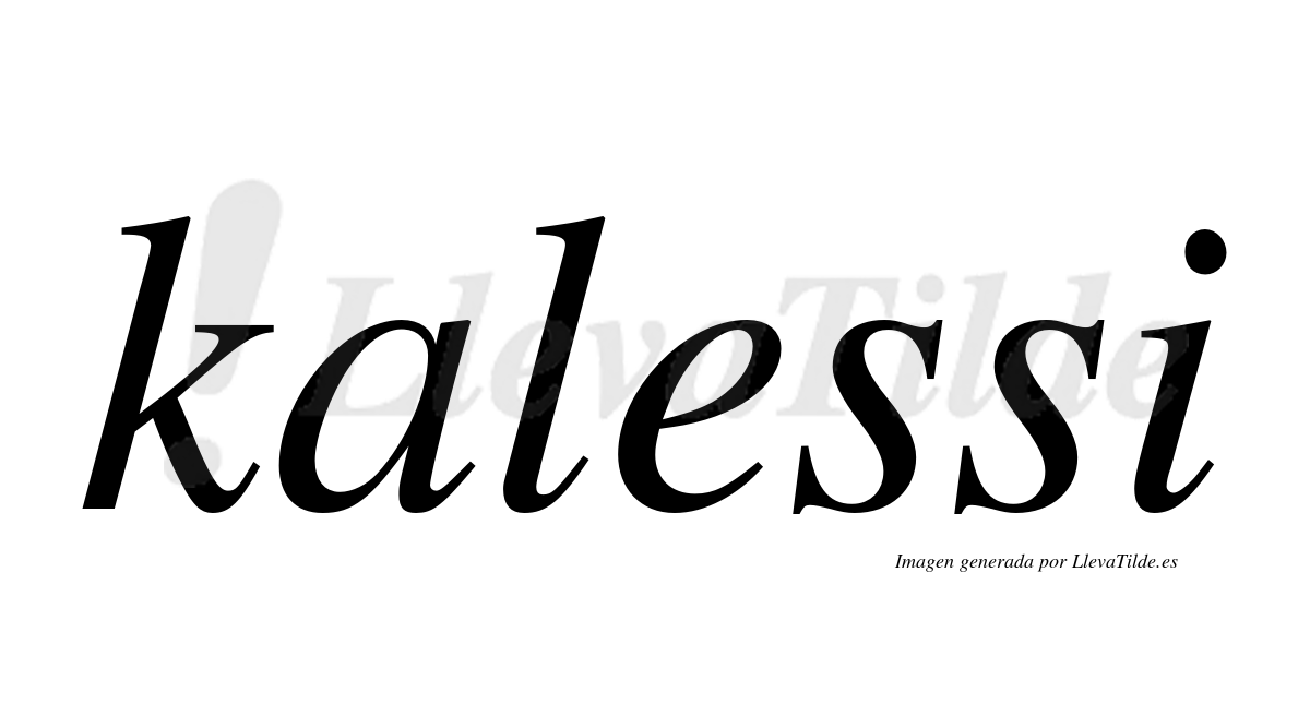 ¿Lleva tilde kalessi? | LlevaTilde.es