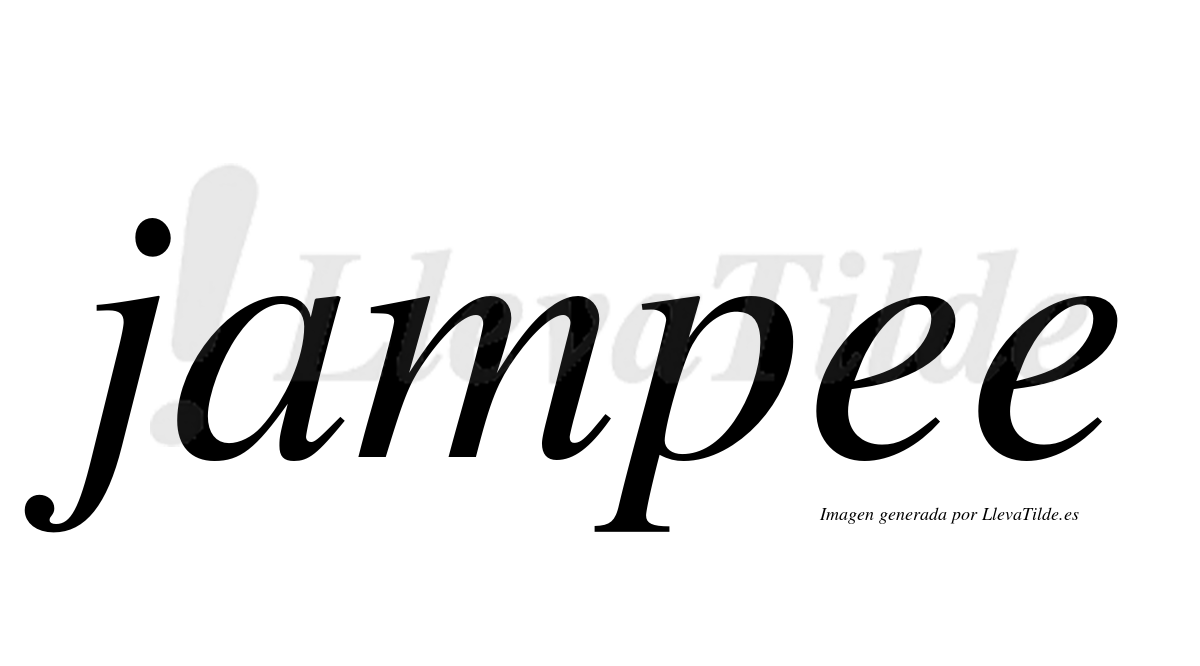 ¿Lleva tilde jampee? | LlevaTilde.es