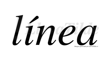 ¿Lleva tilde línea? | LlevaTilde.es