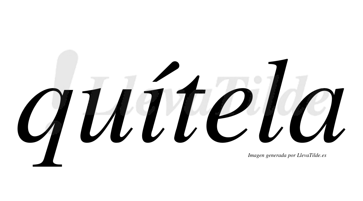 ¿Lleva tilde quítela? | LlevaTilde.es