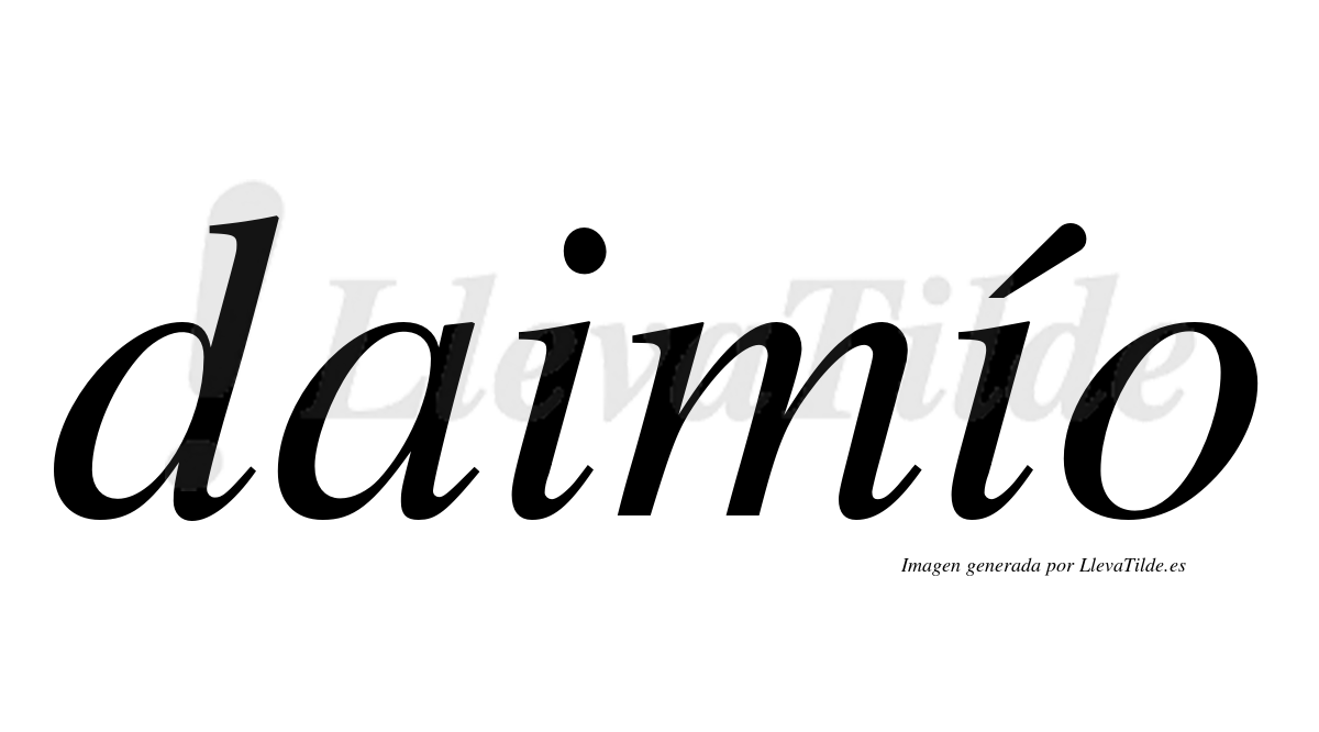 ¿Lleva tilde daimío? | LlevaTilde.es