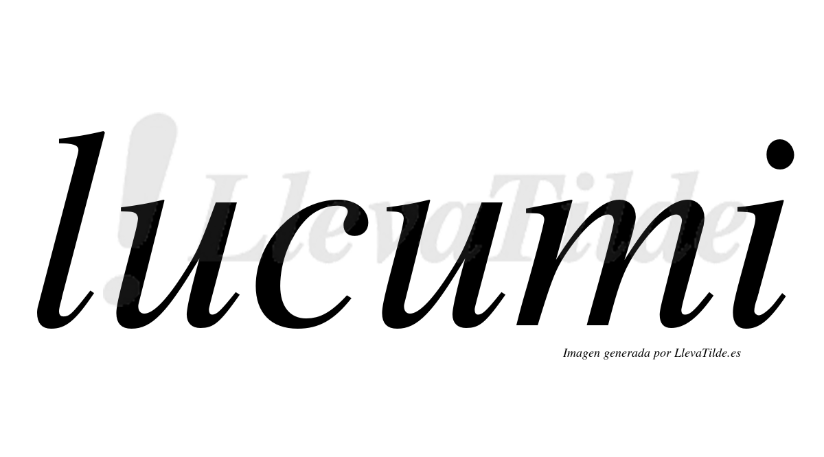 ¿Lleva tilde lucumi? | LlevaTilde.es