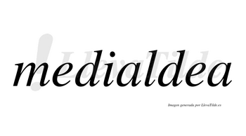 ¿Lleva tilde medialdea? | LlevaTilde.es