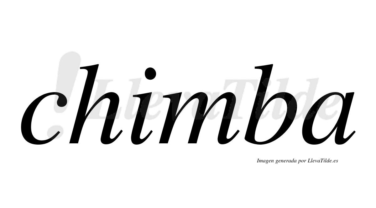 ¿Lleva tilde chimba? | LlevaTilde.es