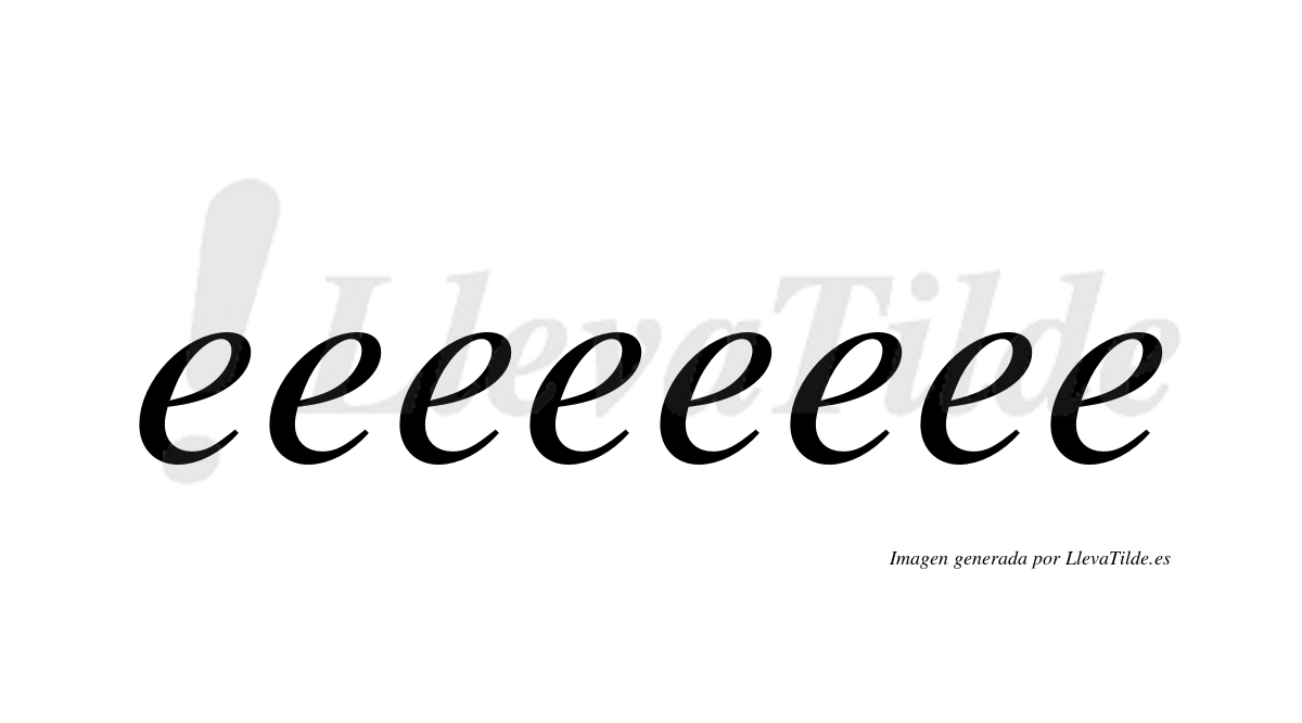 ¿Lleva tilde eeeeeeee? | LlevaTilde.es