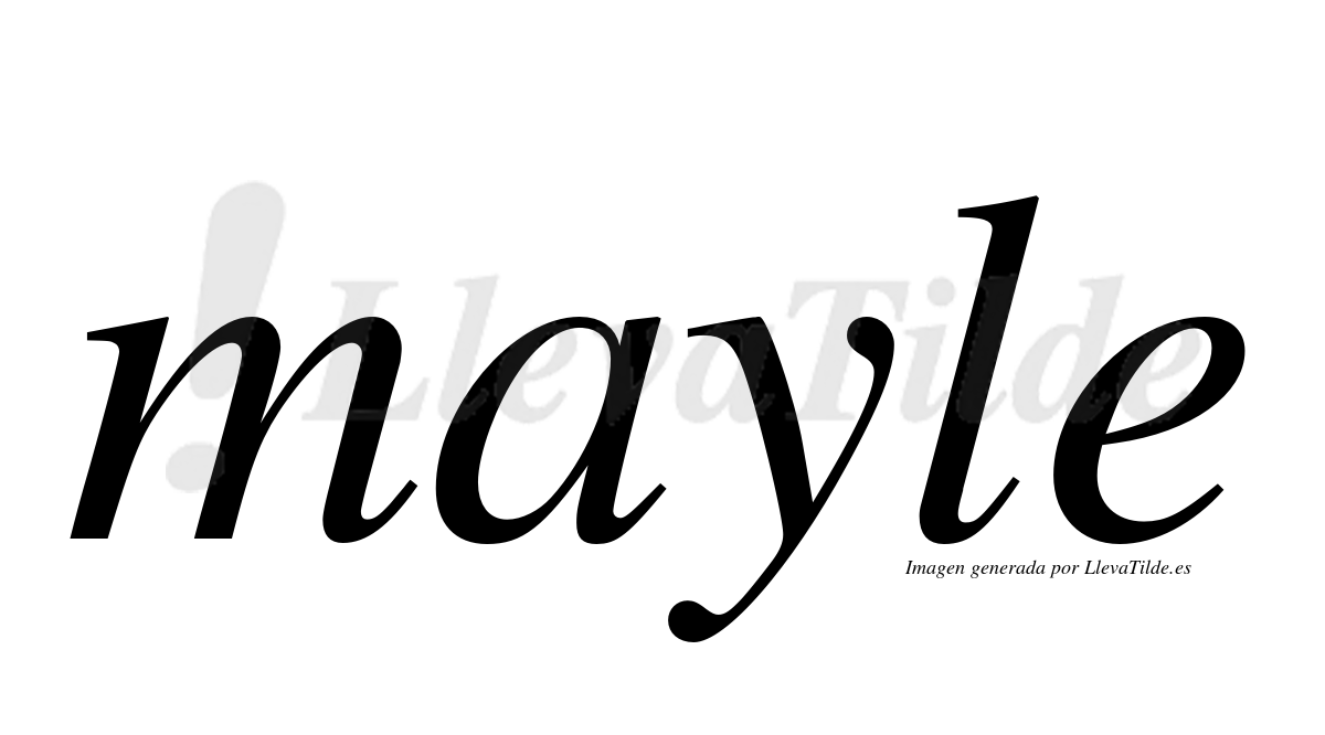 ¿Lleva tilde mayle? | LlevaTilde.es