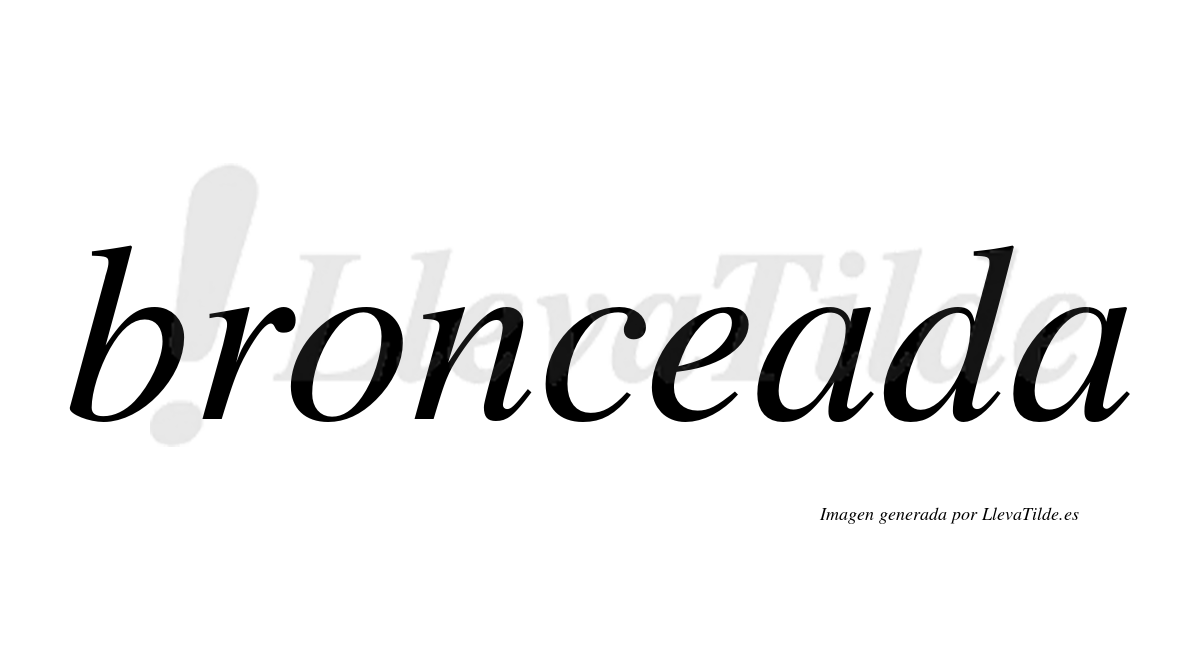 ¿Lleva tilde bronceada? | LlevaTilde.es